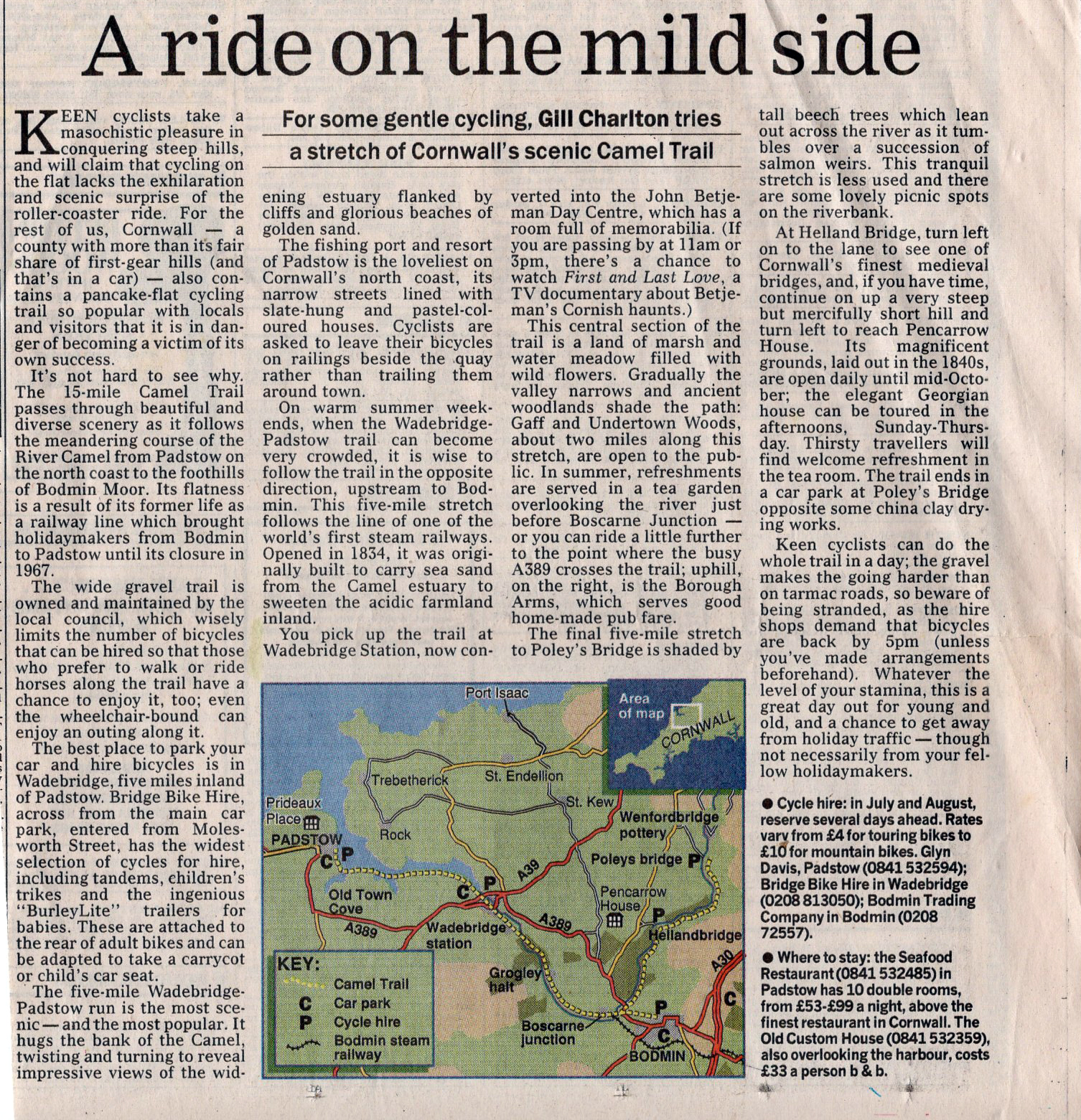 A ride on the mild side | Launceston Then!